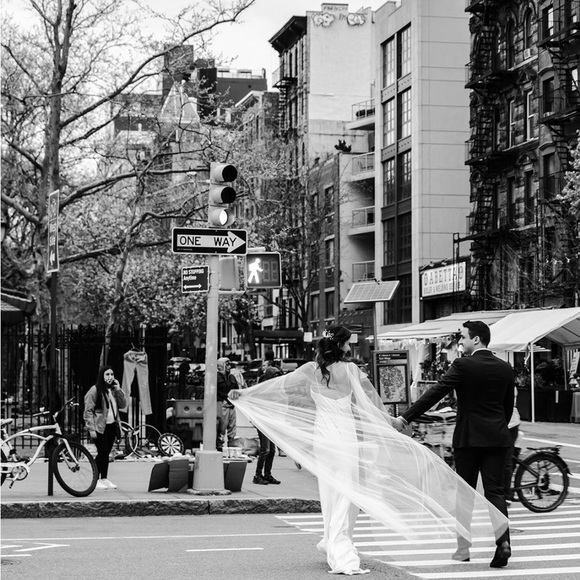 noon over the moon | Accessories | Noon Over The Moon Tulle Bridal Cape ...